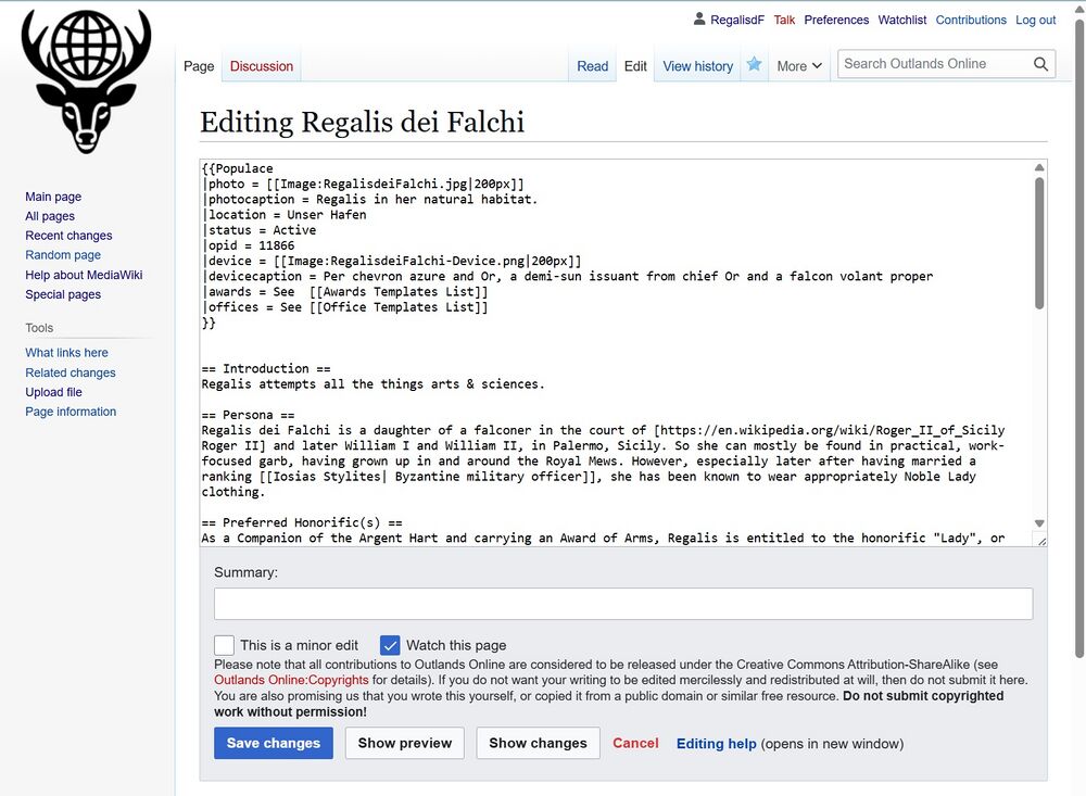 Populace Page Guide - Outlands Online